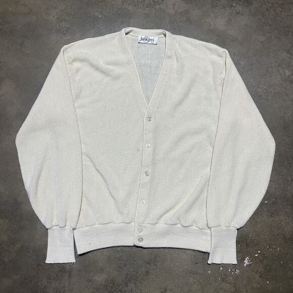 Jantzen | Sweaters | Vintage 9s Jantzen Cream Acrylic Cardigan | Poshmark